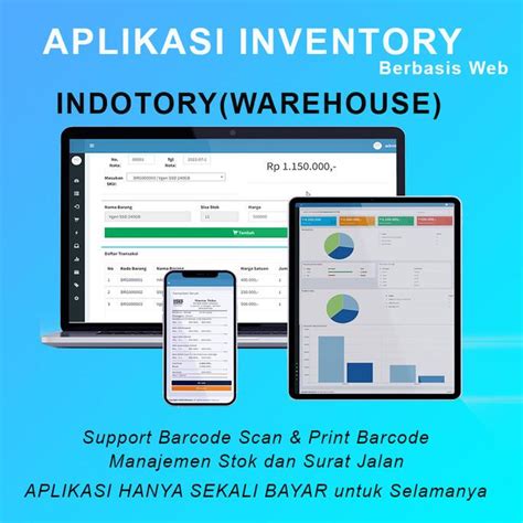 Jual Aplikasi Inventory Stok Barang Untuk Manajemen Gudang Berbasis Web