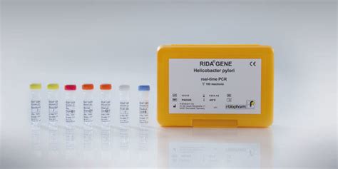Testkit Helicobacter pylori RIDAGENE R Biopharm AG für Magen