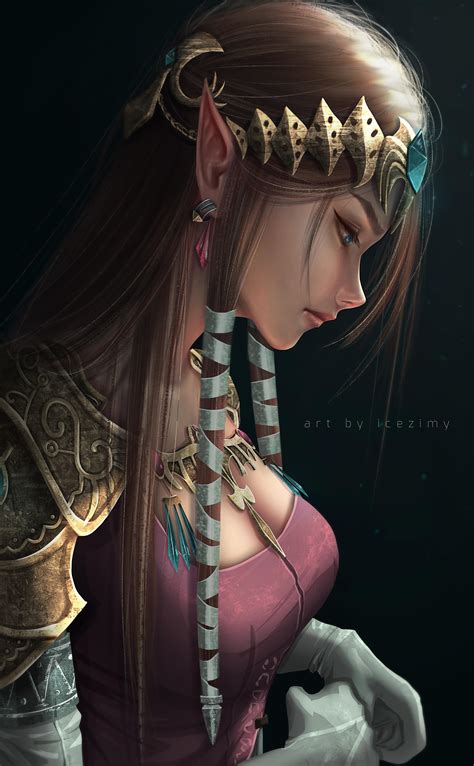 Tp Oc Princess Zelda Twilight Princess Fanart Icezimy Zelda