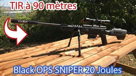 La célèbre carabine à plombs Black Ops Sniper 90 mètres YouTube