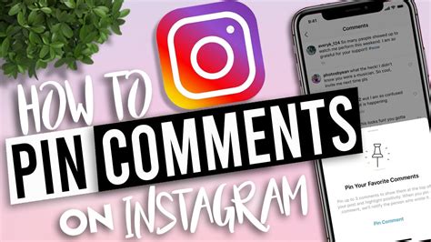 How To Pin Comments On Instagram 2020 YouTube
