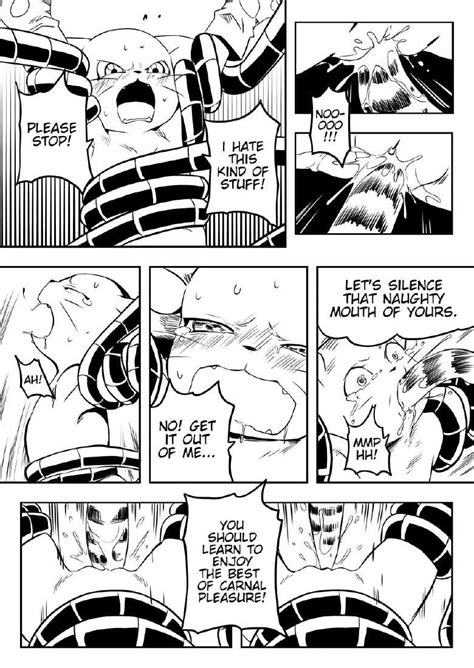 Rule 34 Abducted Bandai Namco Blush Bondage Bound Comic Corruption Digimon Feline Female