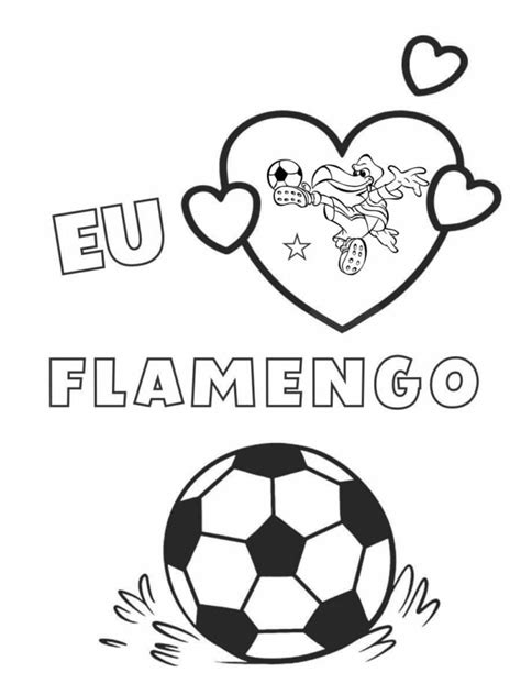 33 Desenhos Do Flamengo Para Colorir