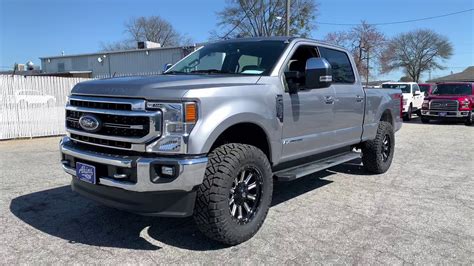 2020 Ford F250 Lariat Iconic Silver Leveled On 37s Covert Edition Akins
