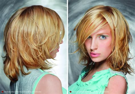Frisuren Für Schulterlanges Haar Mit Stufen Pagenschnitt