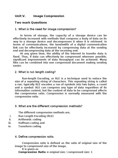 digital image processing image compression pdf data compression code