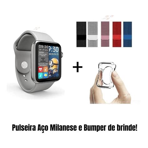 Relogio Smartwatch IWO HW16 Serie 6 Tela Infinita Android ios Lançameto