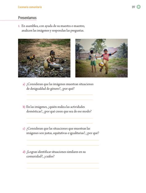 Proyectos Comunitarios Quinto grado Página 217 de 361 Libros de