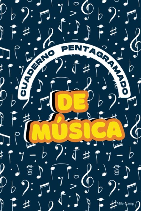 Amazon Cuaderno PENTAGRAMADO de MÚSICA 120 Páginas 8 pentagramas