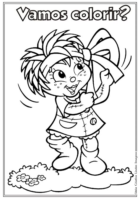 Desenho Da Emilia Para Colorir
