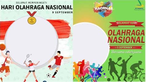 LINK Twibbon Hari Olahraga Nasional Haornas 2022 Serta Cara Pakainya