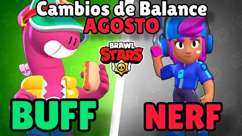 Cambios De Balance De Agosto En Brawl Stars DOUG REVIVE Anicopo YouTube