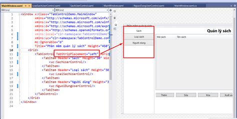 WPF TabControl ContentControl Hướng dẫn tạo Menu quản lý nhiều