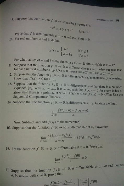 solved suppose that the function f r rightarrow r has the