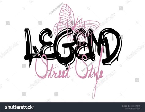 Urban Graffiti Street Art Typography Inspirational Stock Vector