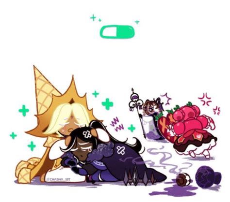An Image Of Some Cartoon Characters On The Ground