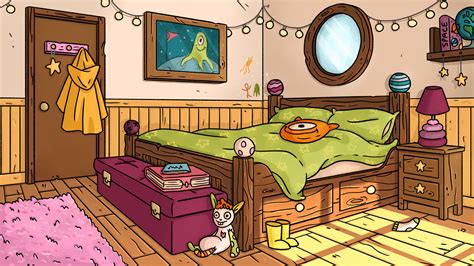 Artstation Girls Alien Bedroom