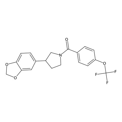 Buy 3 Benzo D 1 3 Dioxol 5 Yl Pyrrolidin 1 Yl 4 Trifluoromethoxy
