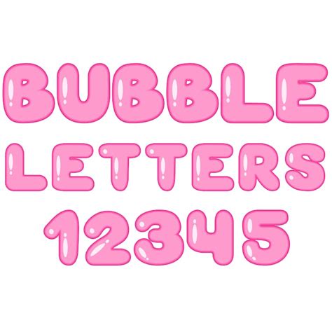 Bubbly Letters Clipart PNG SVG Bundle Bubbly Font Bubbly Alphabet