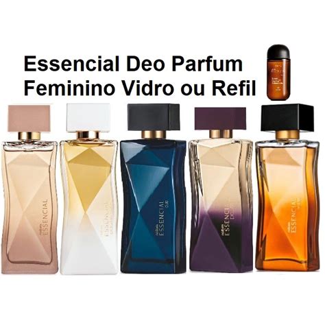 Perfume Essencial Deo Parfum Feminino Vidro Ou Refil 100ml Da Natura
