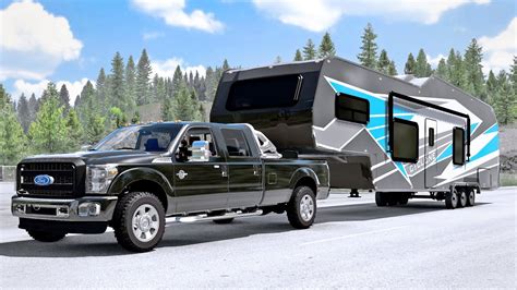 Ford F And Camper For Ats Youtube