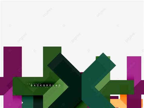 Geometric Abstract Shapes Vector Art PNG Multicolored Abstract