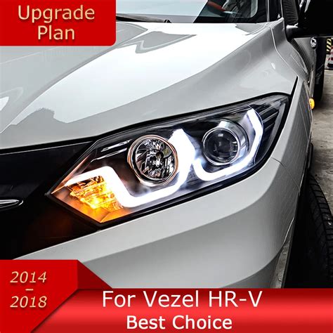 Car Lights For Honda HRV HR V Vezel 2015 2018 LED Auto Headlight
