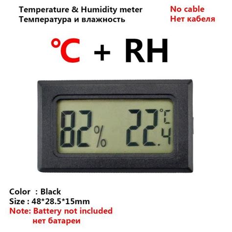 Mesure thermique Thermomètre et hygromètre numérique LCD Mini capteur