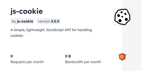Js Cookie Cdn By Jsdelivr A Cdn For Npm And Github