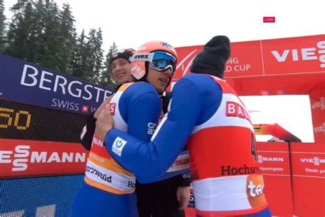 Fantastyczny skok Dawida Kubackiego Polak znów na podium w konkursie