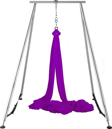 VEVOR Balançoire Yoga Inversion Charge 250kg Hamac Yoga Aérien Tissu