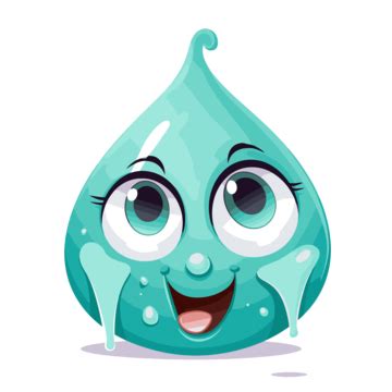 Water Droplets Clipart Water Drop Cartoon Vector Illustration Water