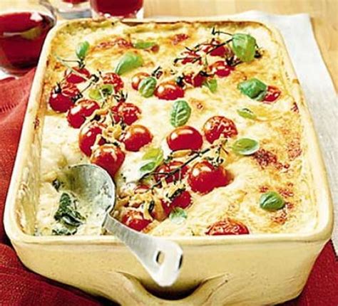 Lasagnes tomates mozzarella et pesto Des lasagnes très faciles prêtes
