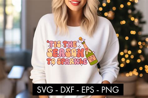 Tis The Season To Sparkle SVG Cut File Graphic By Freelingdesignhouse