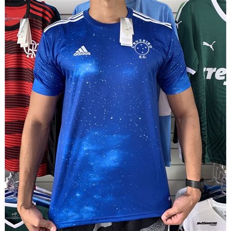 Camisa De Time Do Cruzeiro Masculina 2022 Uniforme I Pronta Entrega