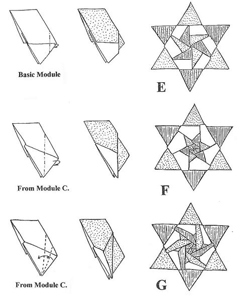 Francis Ow S Origami Diagrams Pointed Stars