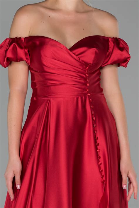 Robe de Soirée Longue Satin Lilas ABU1840 Abiyefon