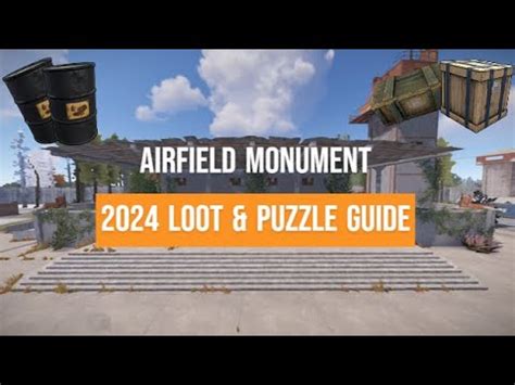 2024 Airfield Monument Loot Puzzle Guide Rust Tutorial YouTube