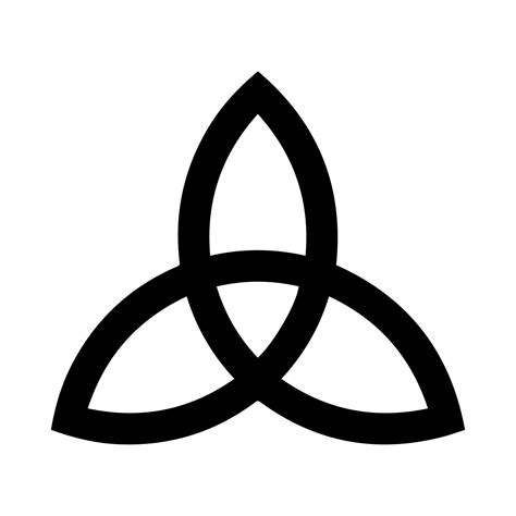 Triquetra Icon Vector Illustration 10835590 Vector Art At Vecteezy