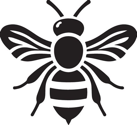 Honey Bee Silhouette Honeybee Silhouettes Bee Silhouettes Flying Bee