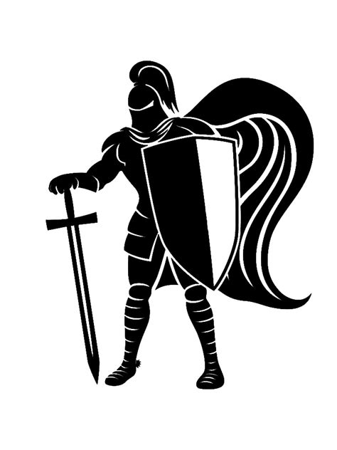 Knight Stencil