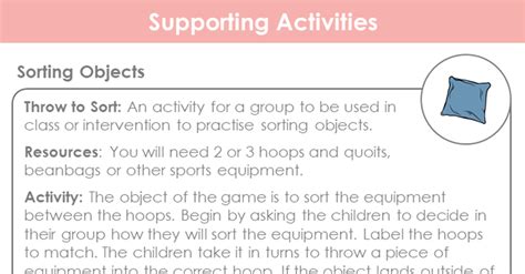 Free Year 1 Sorting Objects Lesson Classroom Secrets Classroom Secrets