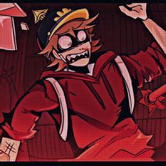 Icon Of Tord From Eddsworld Tord Being Defeated Showing Terror And