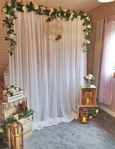 35 Easy DIY Wedding Backdrops On A Budget Holidappy In 2024 Diy