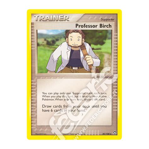 080 108 Professor Birch Non Comune ENG MINT Federicstore