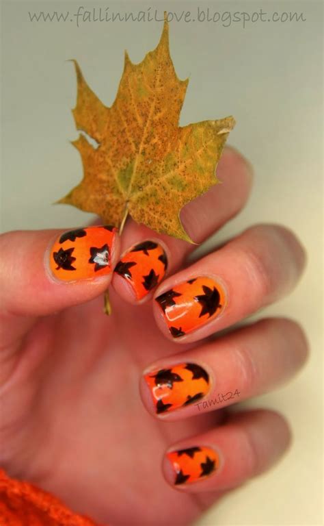 Fotos De U As Decoradas Para El Oto O Autumn Nail Art Decoraci N