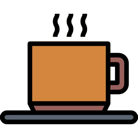 Icono De Taza De Caf Smalllikeart Lineal Color