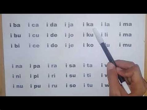 BELAJAR MENGEJA DAN MEMBACA KATA KATA TERDIRI DARI 3 HURUF DAN 2 SUKU