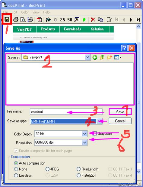 how can i create high quality emf files from a word document verypdf knowledge base