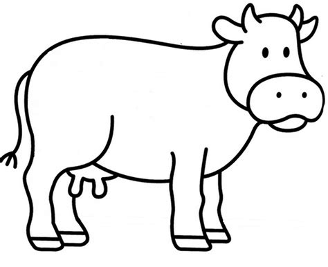 Dessins Gratuits à Colorier Coloriage Vache à imprimer